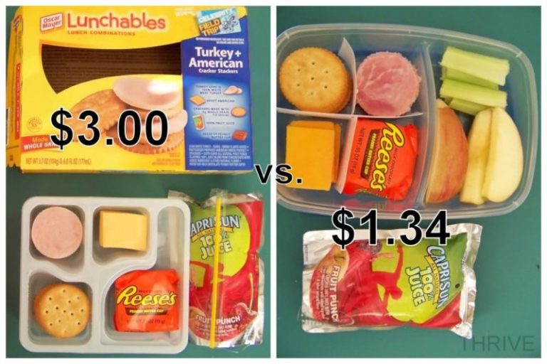 Quick, Easy, and Cost Effective Lunchables!