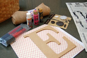 DIY Letter tutorial{Krafty Kash}