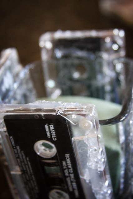 Cassette Tape Centerpiece