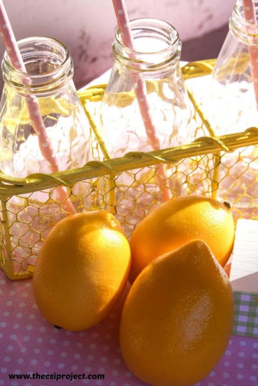 Summer Lemon Wood Craft