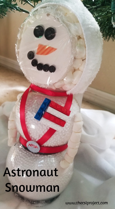 Astronaut Snowman{Kids Craft}
