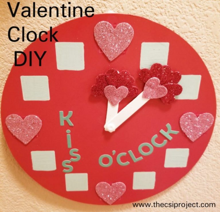 Valentine Clock DIY