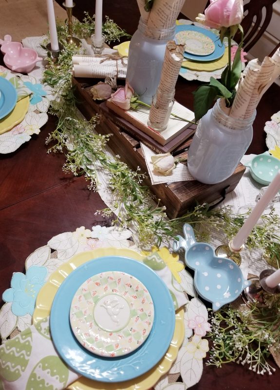 From Spring to Easter Tablescape