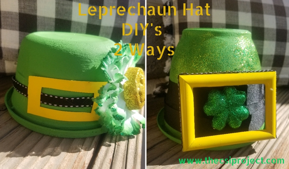 Leprechaun Hat DIY's- 2 Ways